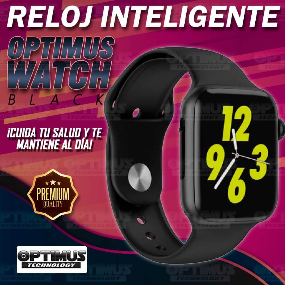 Smartwatch Reloj Inteligente OPTIMUS WATCH BLACK™ (PK W34 Iwo 10 12 ...