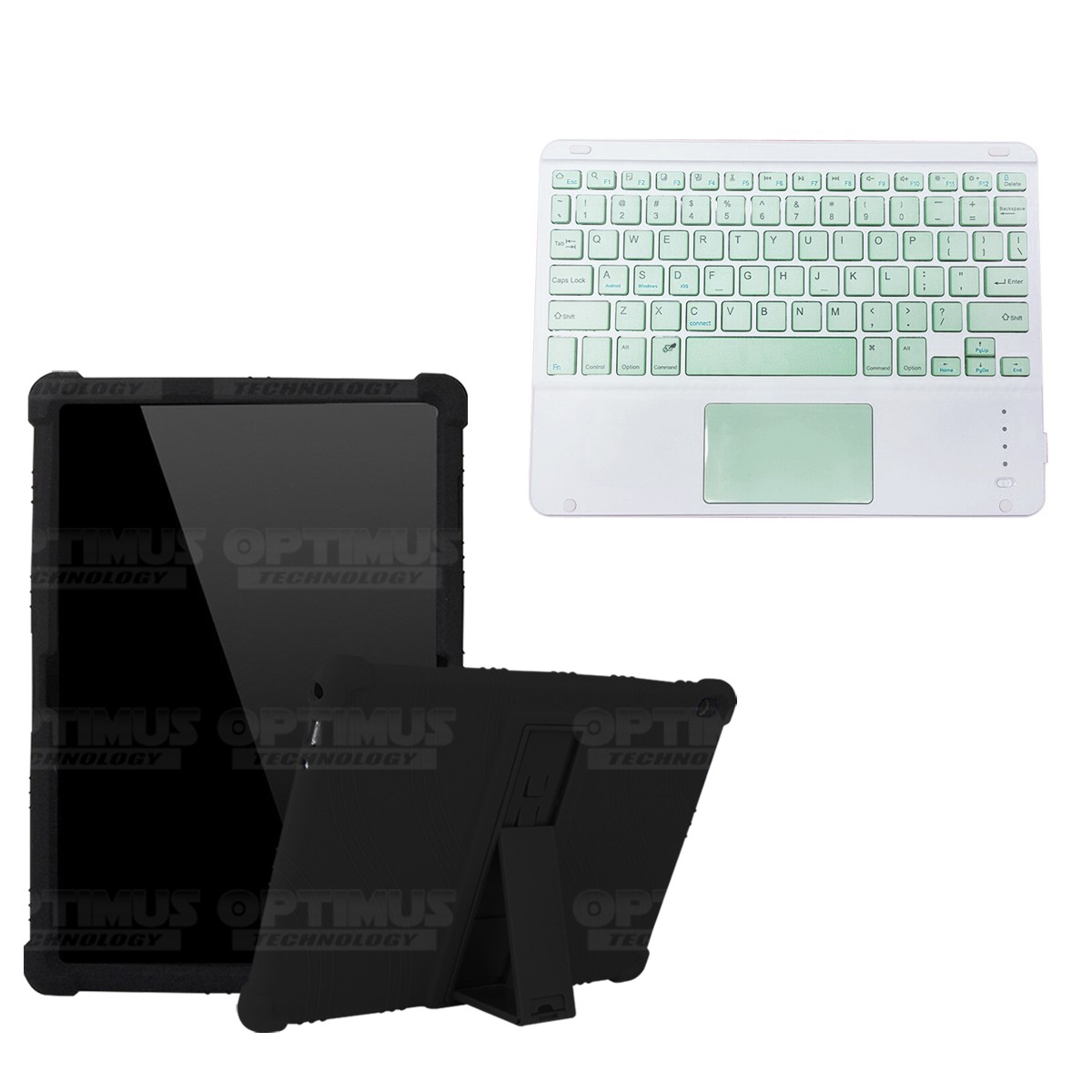 Kit Case Estuche Protector Antigolpes + Teclado Mouse Touchpad ...